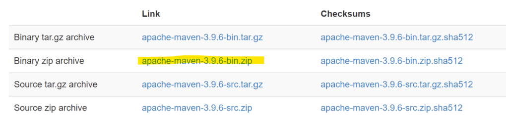 How to install Apache Maven on windows 11